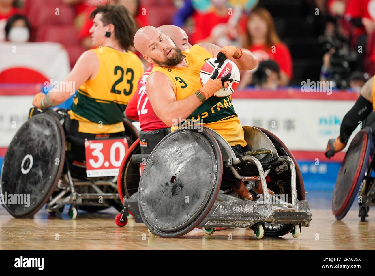 Tokyo, Japan. 2nd July, 2023. Ryley Batt (AUS) Wheelchair Rugby : Final ...
