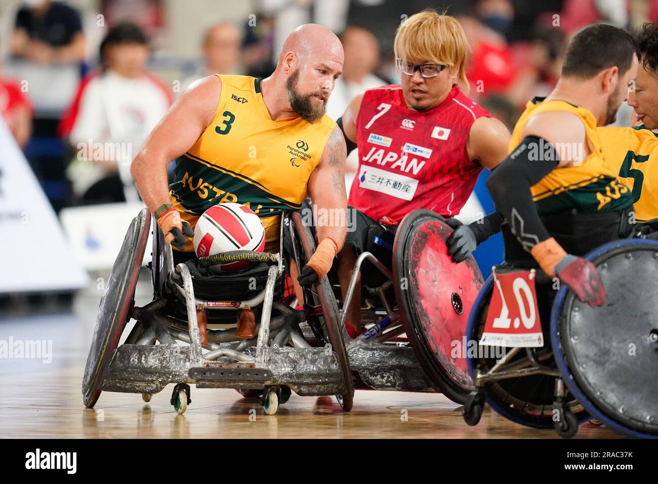 Tokyo, Japan. 2nd July, 2023. Ryley Batt (AUS) Wheelchair Rugby : Final ...