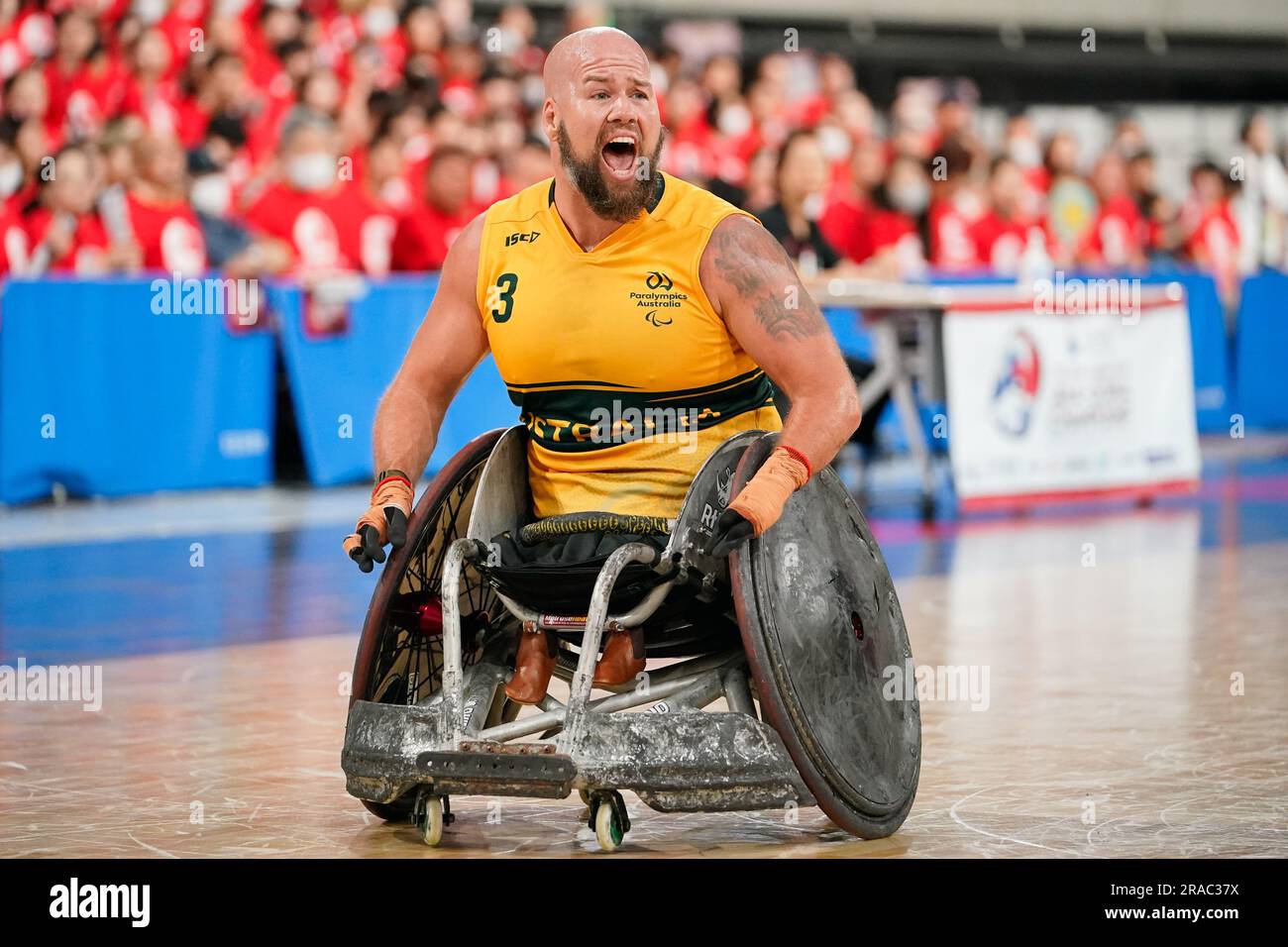 Tokyo, Japan. 2nd July, 2023. Ryley Batt (AUS) Wheelchair Rugby : Final ...