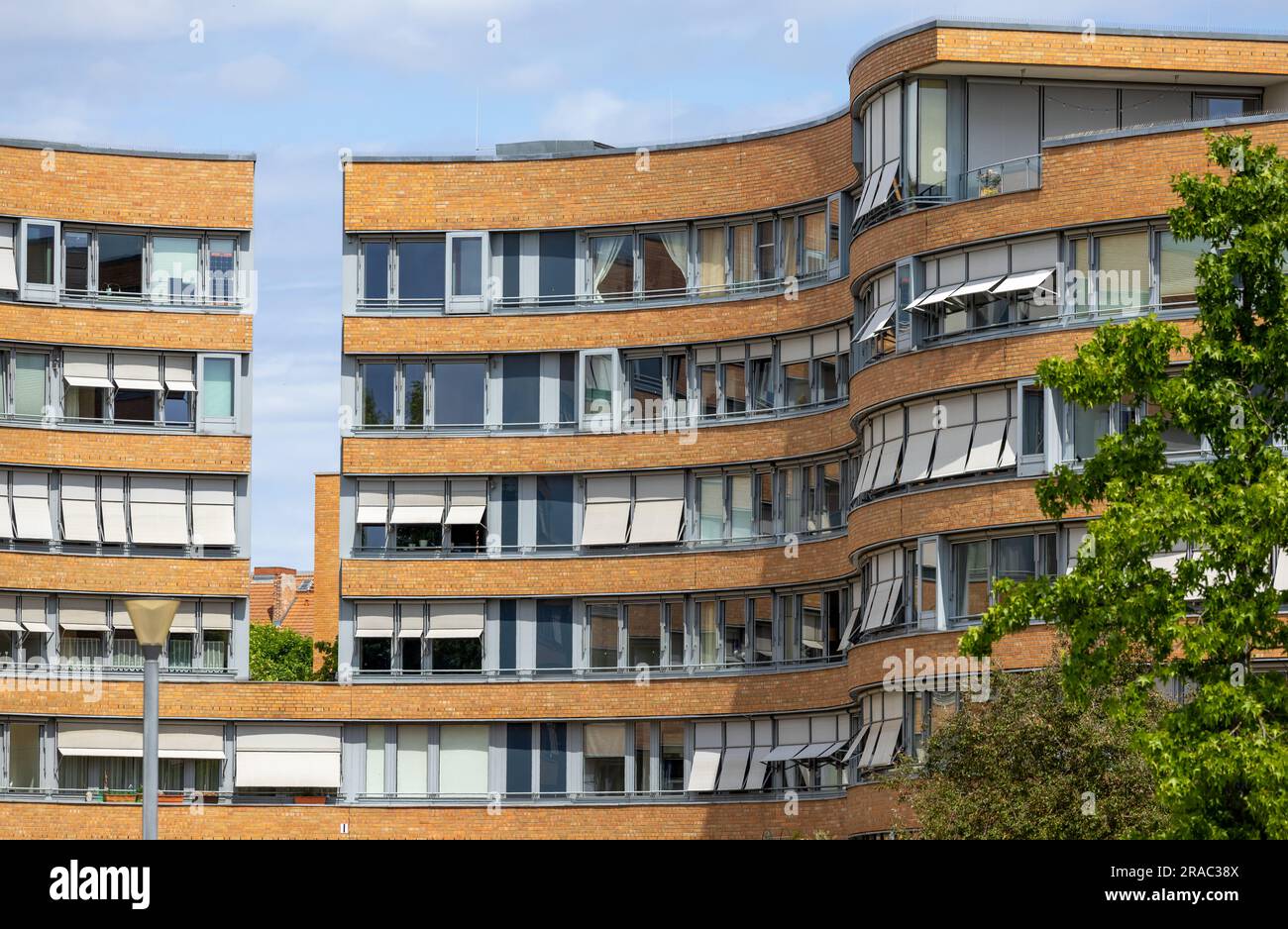 Berlin, Germany. View from the Spree River of The Snake or Federal ...