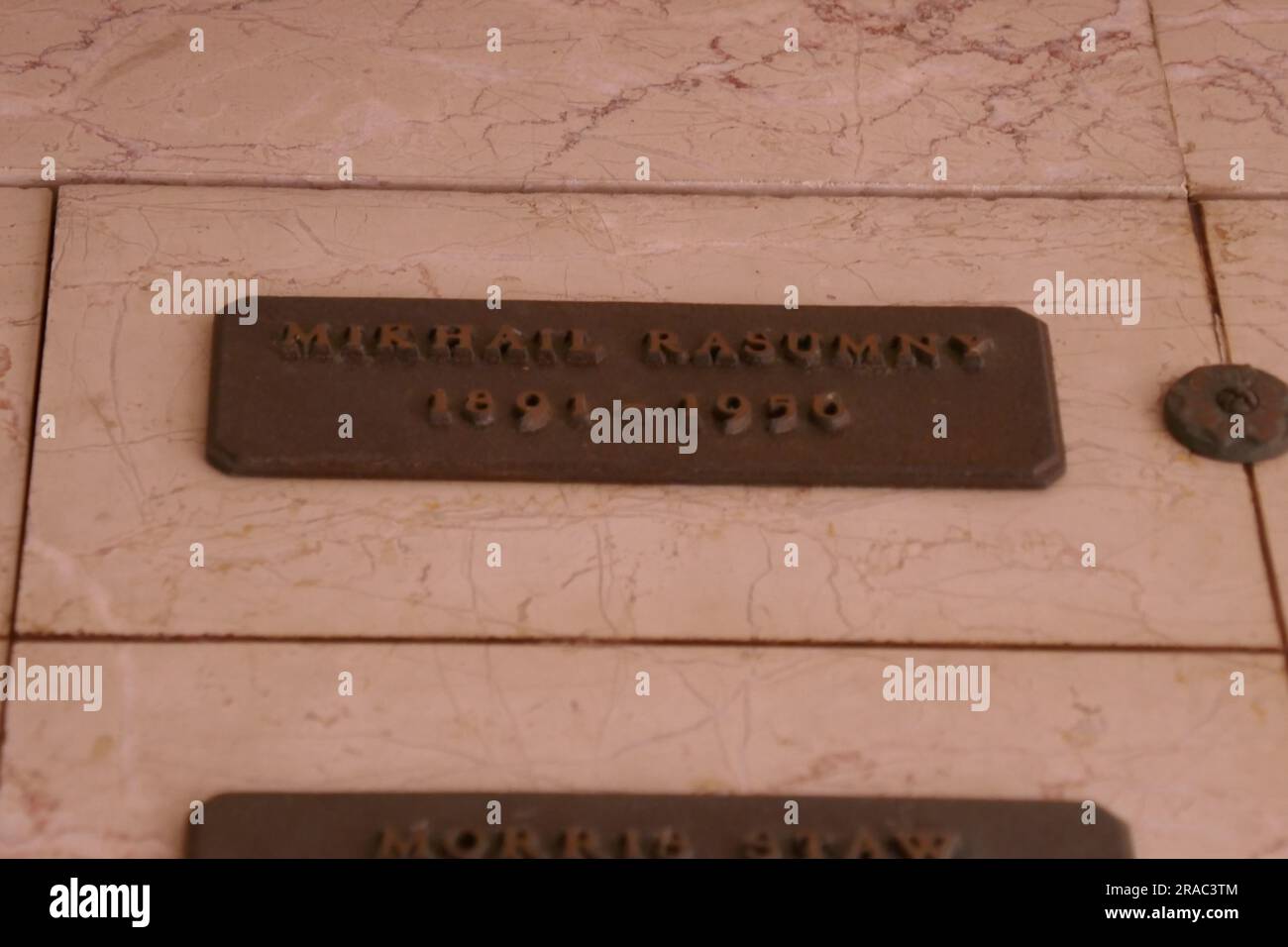 Los Angeles, California, USA 2nd July 2023 Actor Mikhail Rasumny Grave ...