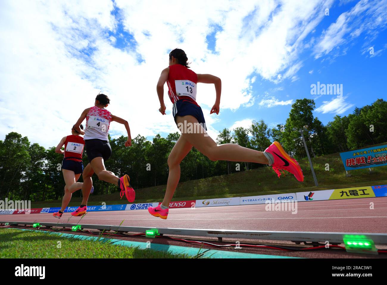 Shibetsu at Shibetsu City Athletic Stadium, Hokkaido, Japan. 1st July ...