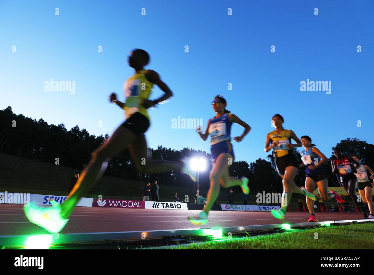 Shibetsu at Shibetsu City Athletic Stadium, Hokkaido, Japan. 1st July ...