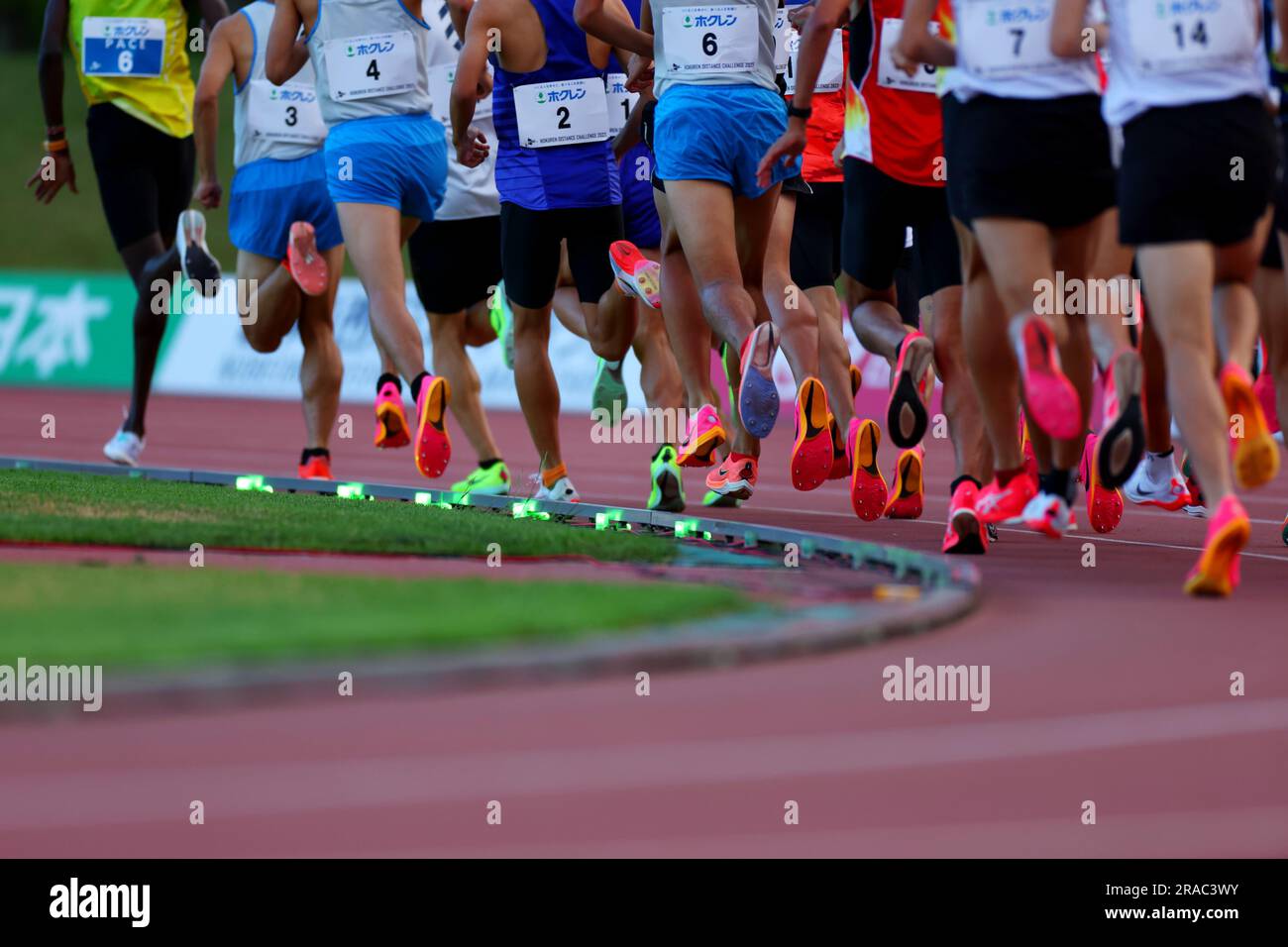 Shibetsu at Shibetsu City Athletic Stadium, Hokkaido, Japan. 1st July ...