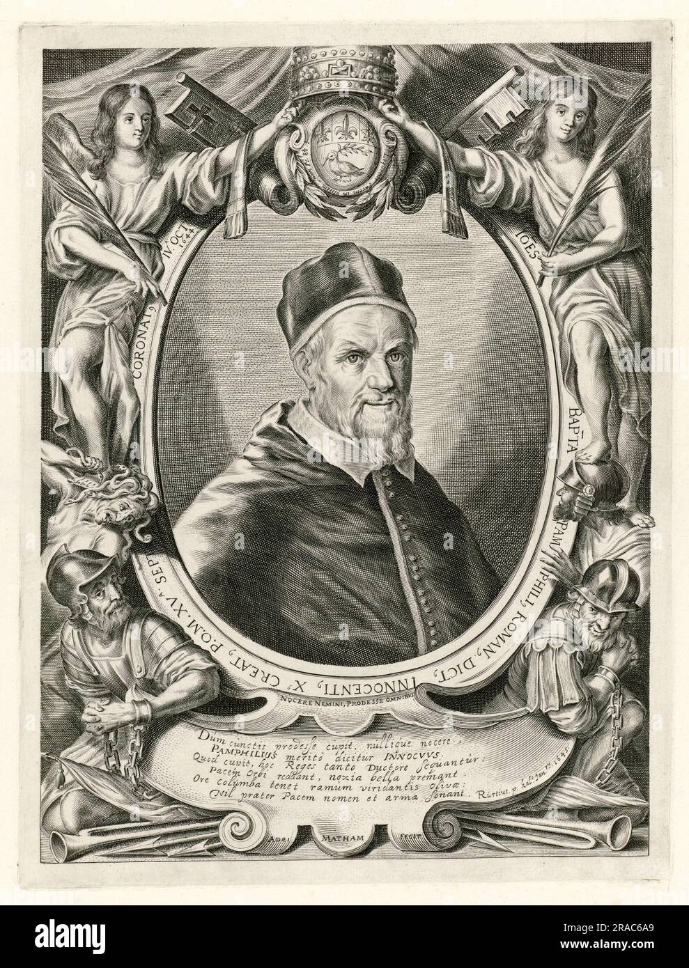 1645 , ROMA , ITALY : The Pope INNOCENZO X ( Pamphili , 1574 – 1655 ...