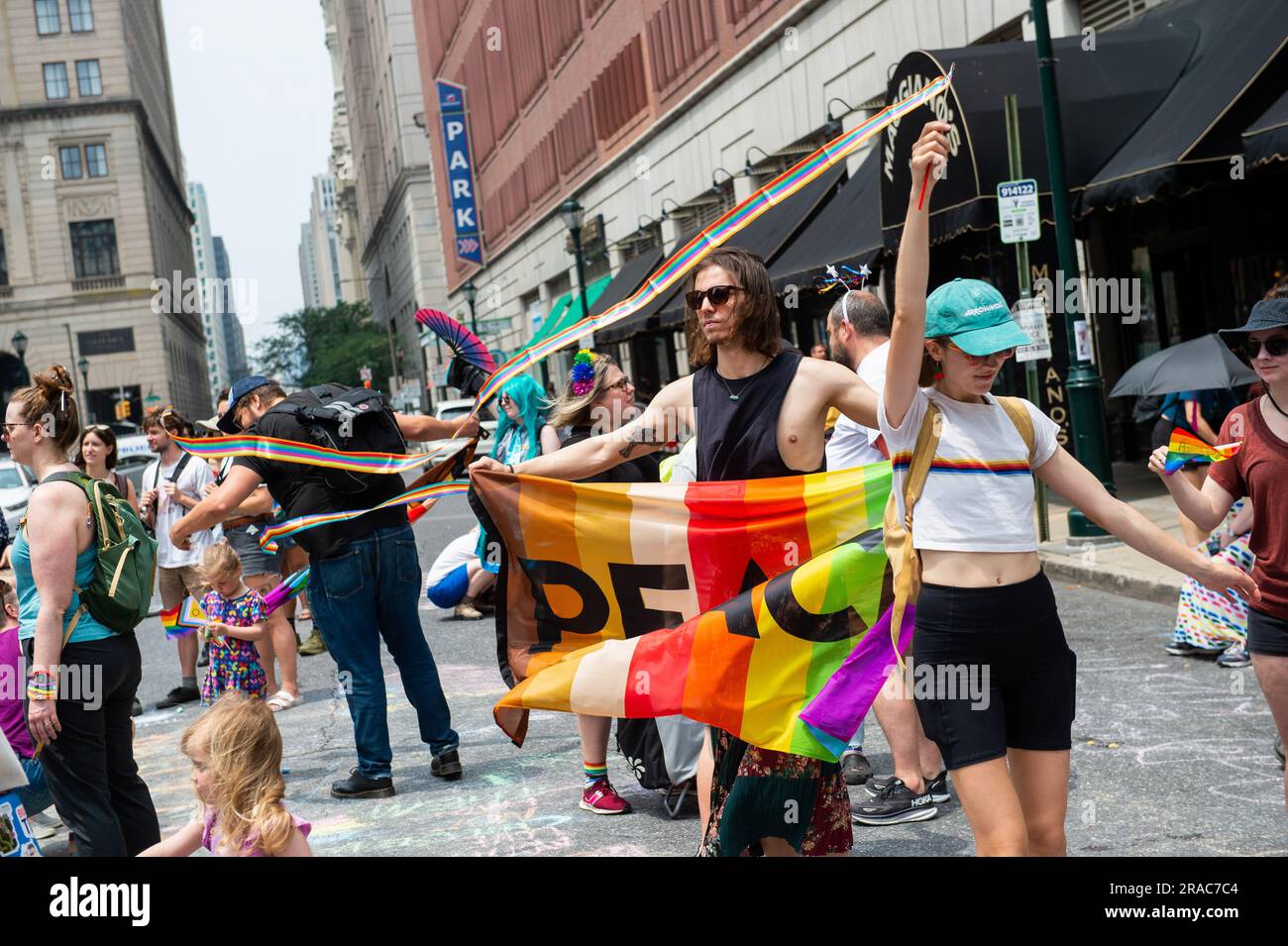 Philly pride flag hi-res stock photography and images - Alamy