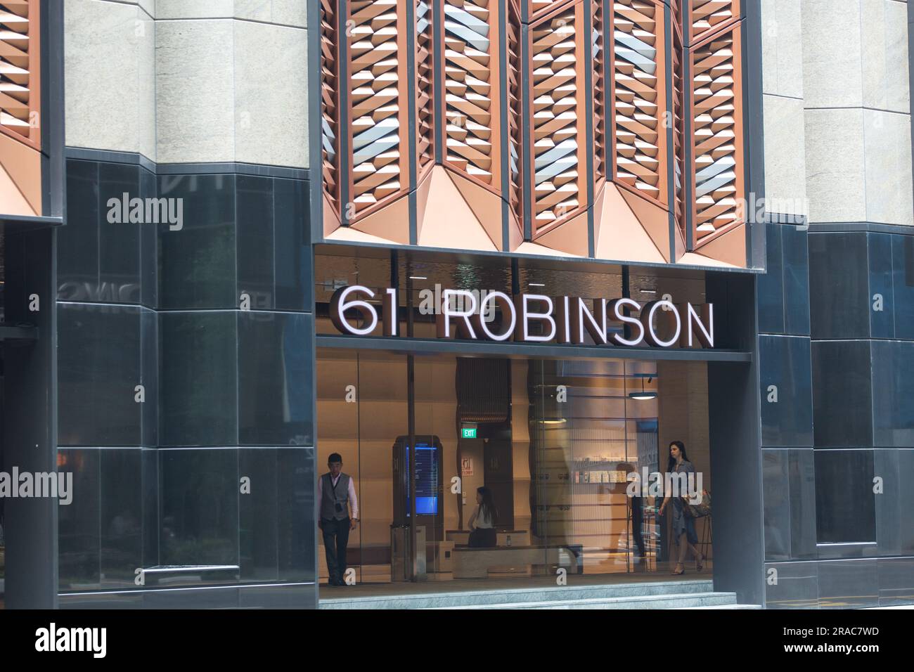 Entrance of 61 Robinson Point, a commercial property building in ...
