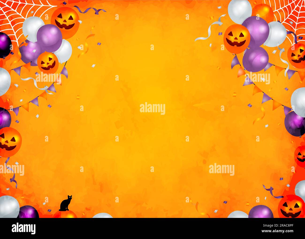 Happy halloween vector illustration. For poster (flyer) template etc ...