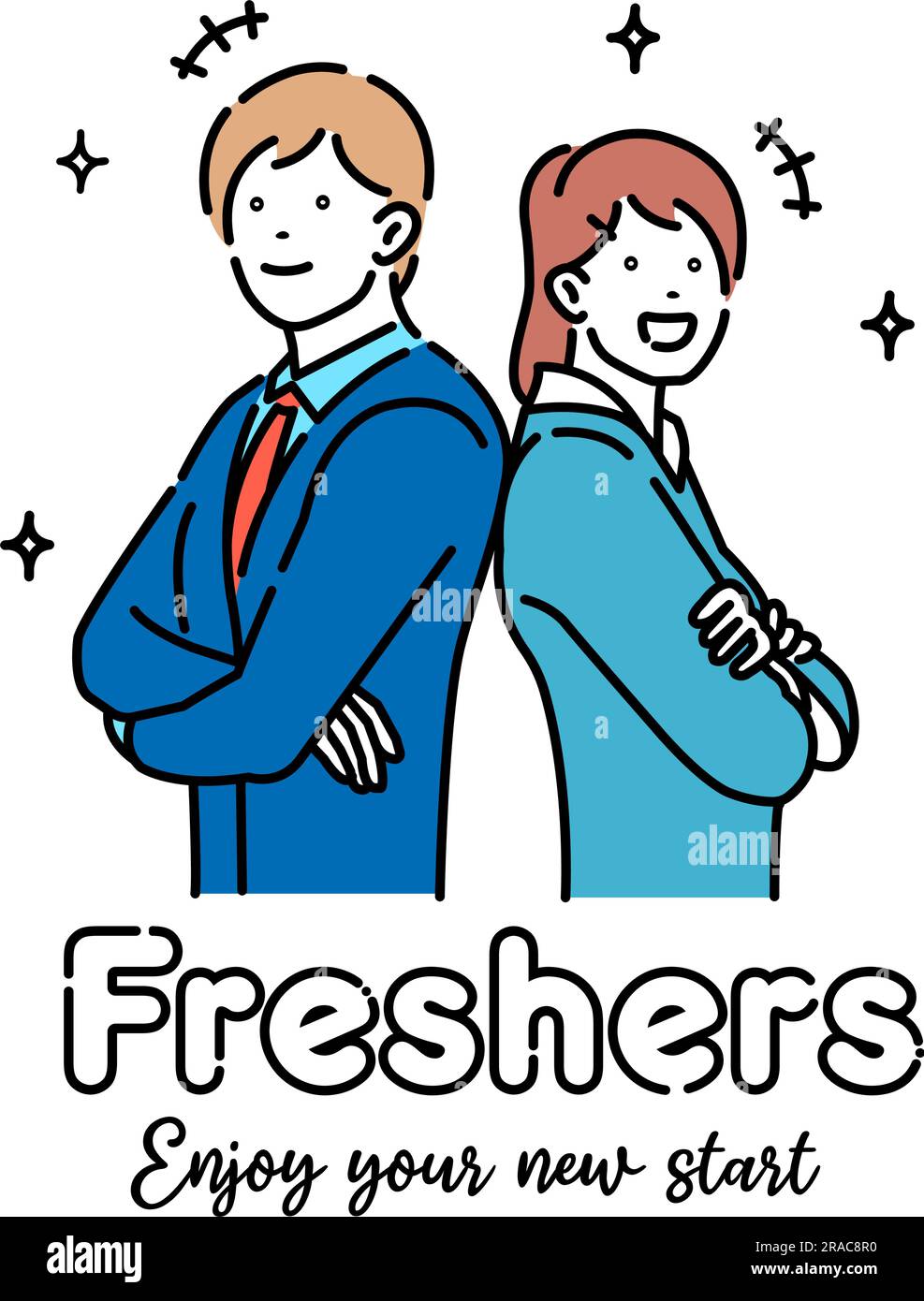 New employee vector vectors hi-res stock photography and images - Alamy