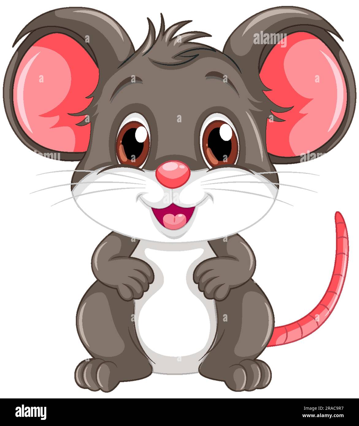 Cute mouse cartoon character illustration Stock Vector Image & Art - Alamy