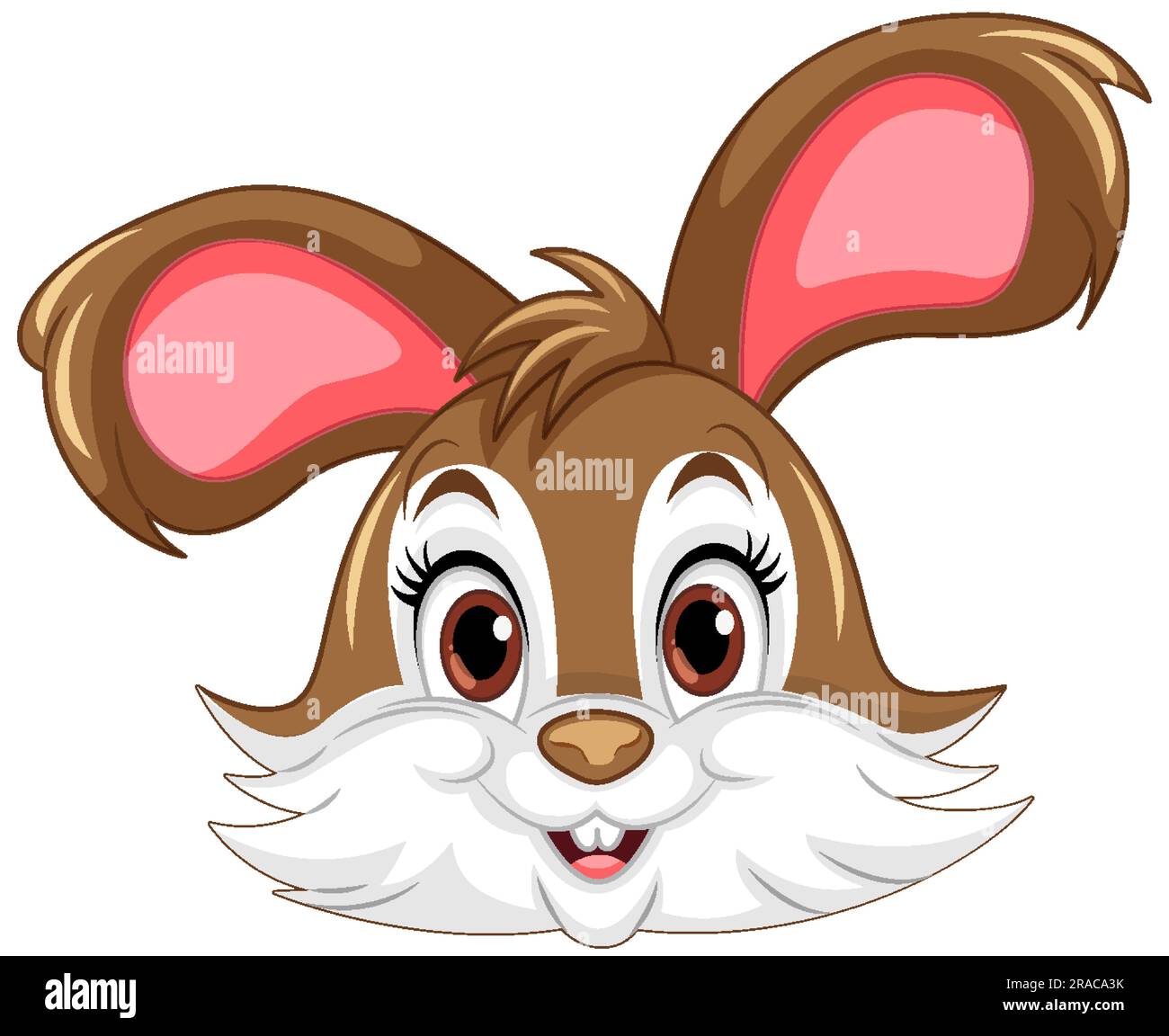 Cute Rabbit Cartoon Character Vector illustration Stock Vector Image ...