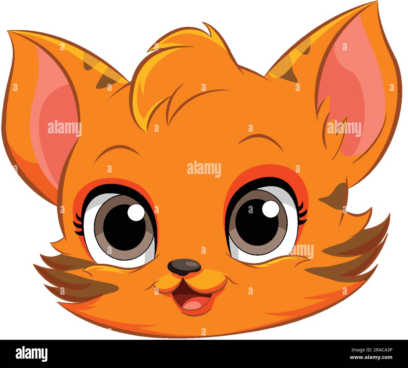 Adorable Cat Cartoon Character illustration Stock Vector Image & Art ...