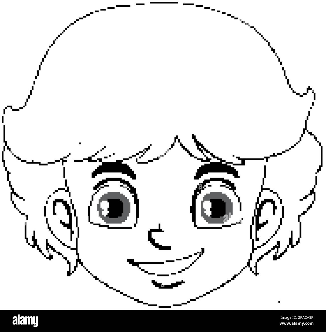 Boy cartoon face isolated illustration Stock Vector Image & Art - Alamy