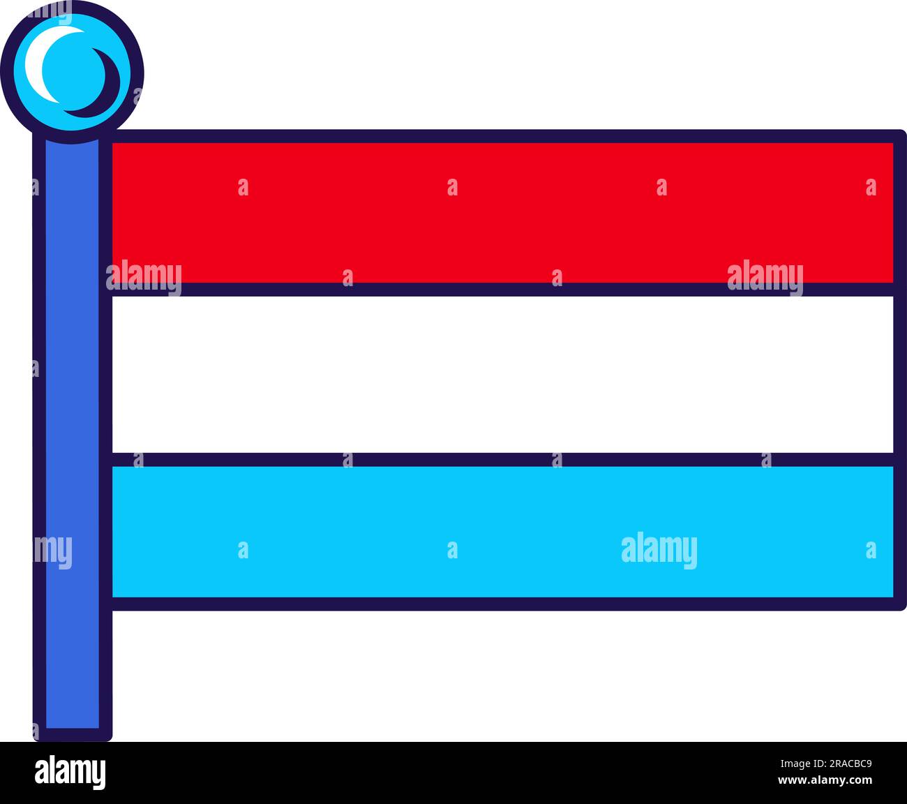 Luxembourg triband Stock Vector Images - Alamy