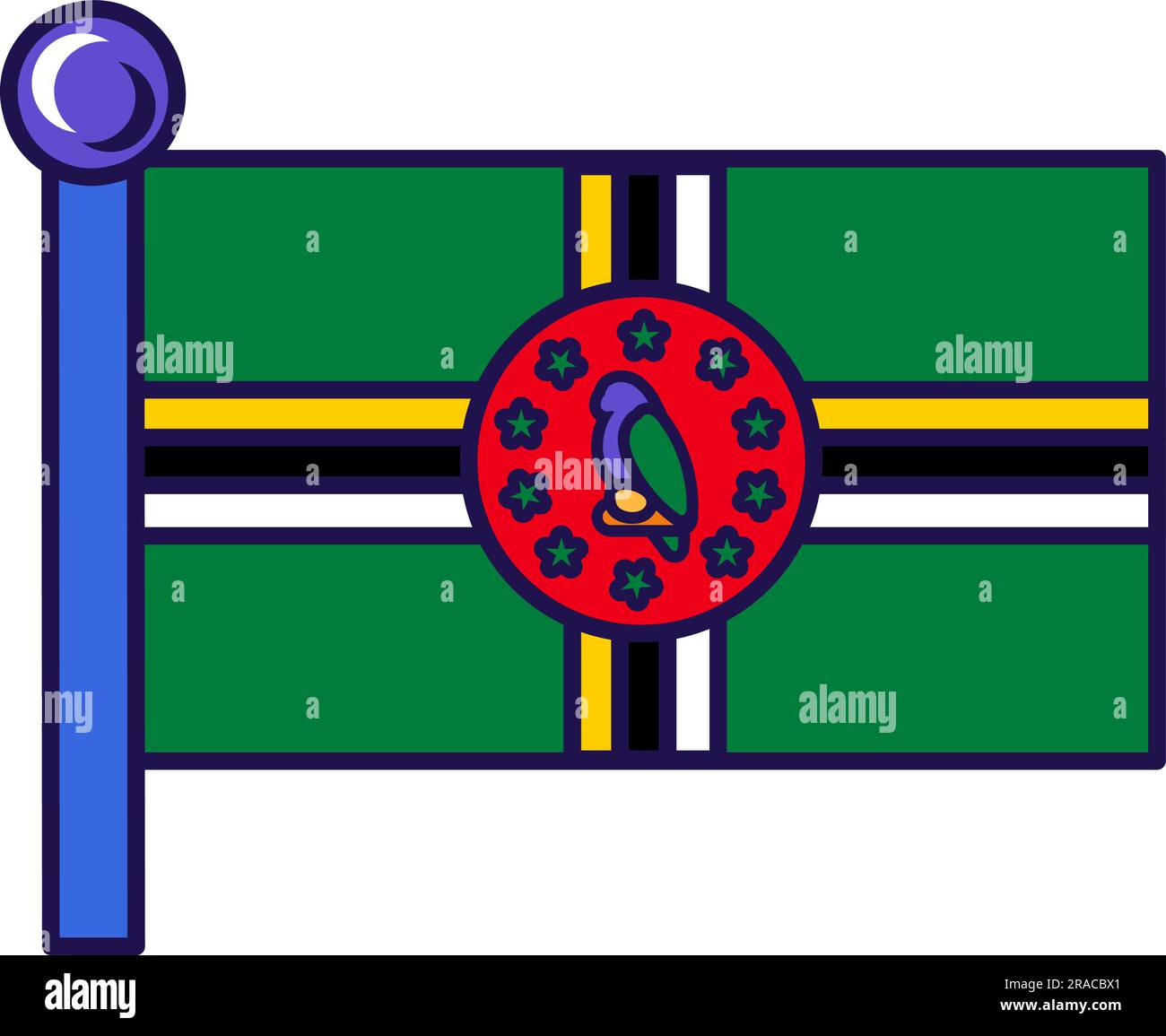 Ba flag Stock Vector Images - Alamy