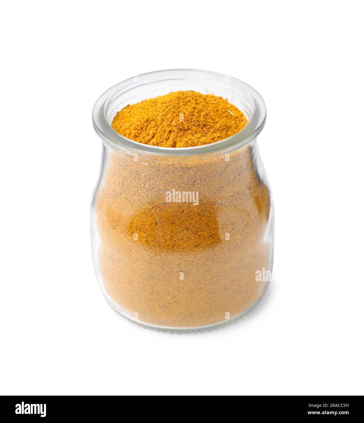 Glass jar curry powder Cut Out Stock Images & Pictures - Alamy