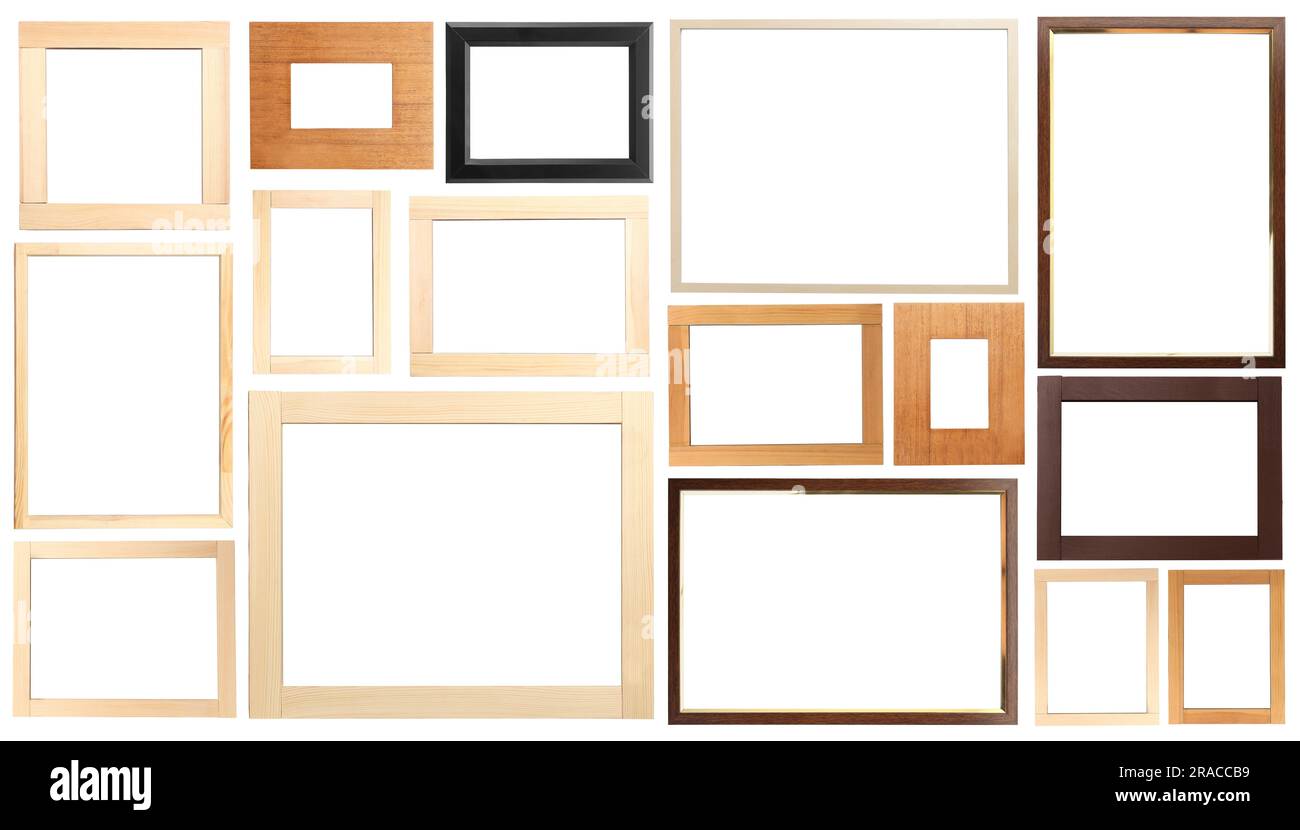 Black elegant frames set hi-res stock photography and images - Alamy