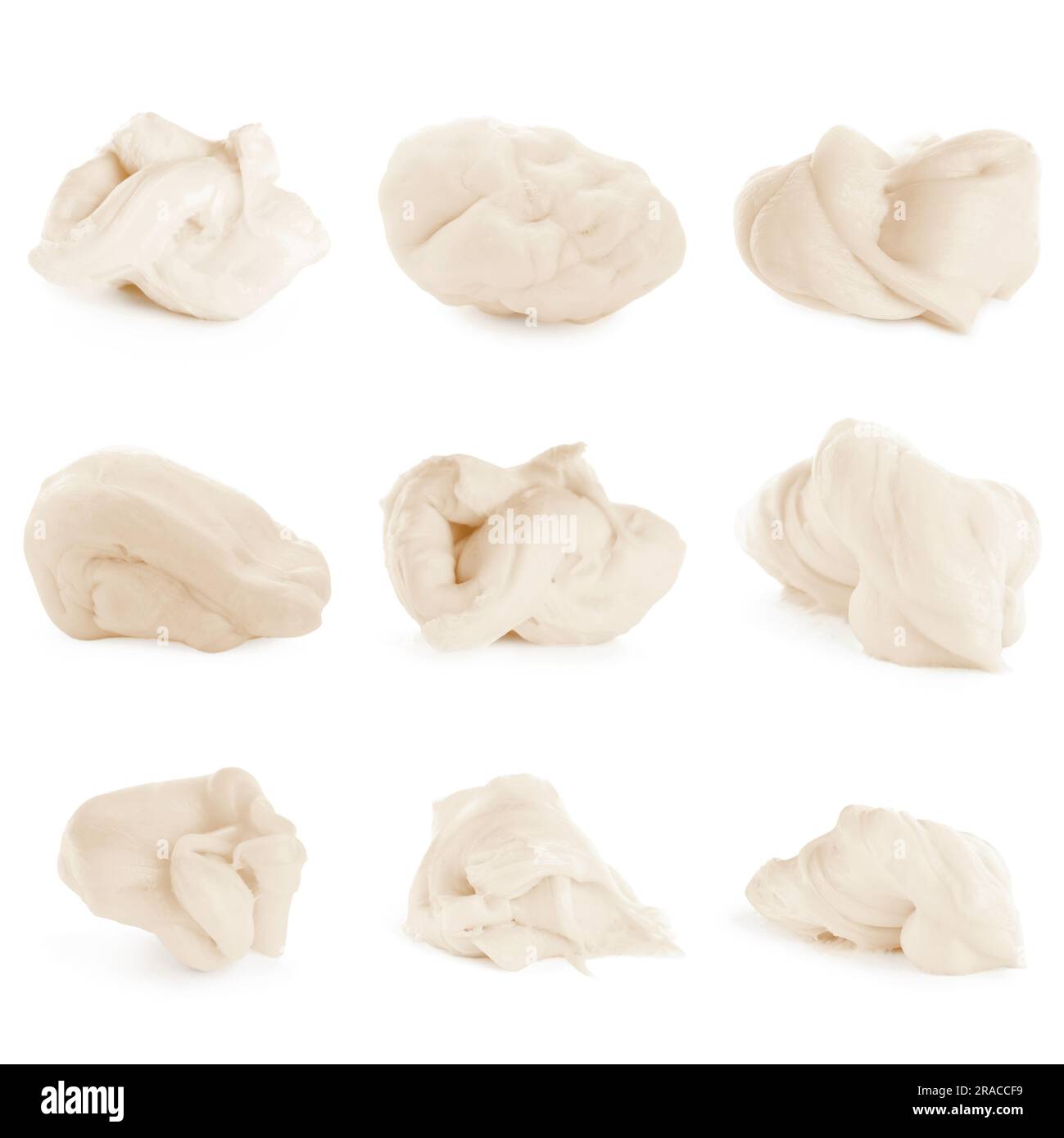 Used chewing gum on white background, collage Stock Photo - Alamy
