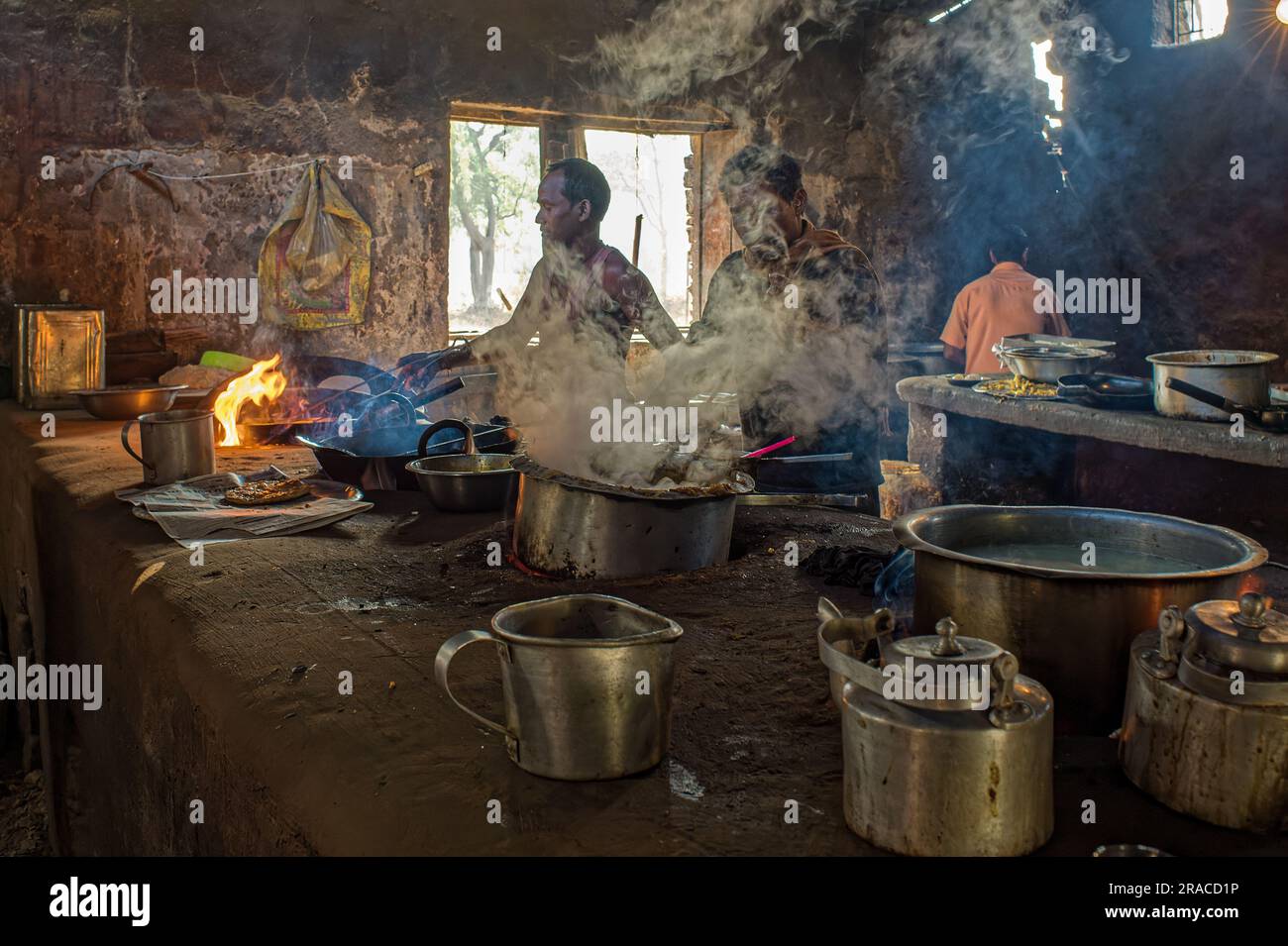 12 28 2014 Kitchen of Traditional Indian roadside Food joint(Dhaba) 70 ...