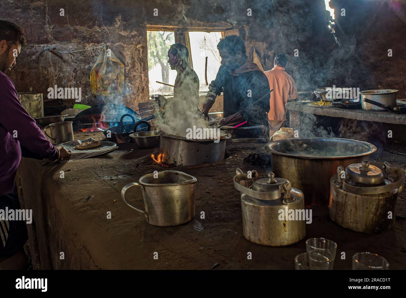 12 28 2014 Kitchen of Traditional Indian roadside Food joint(Dhaba) 70 ...