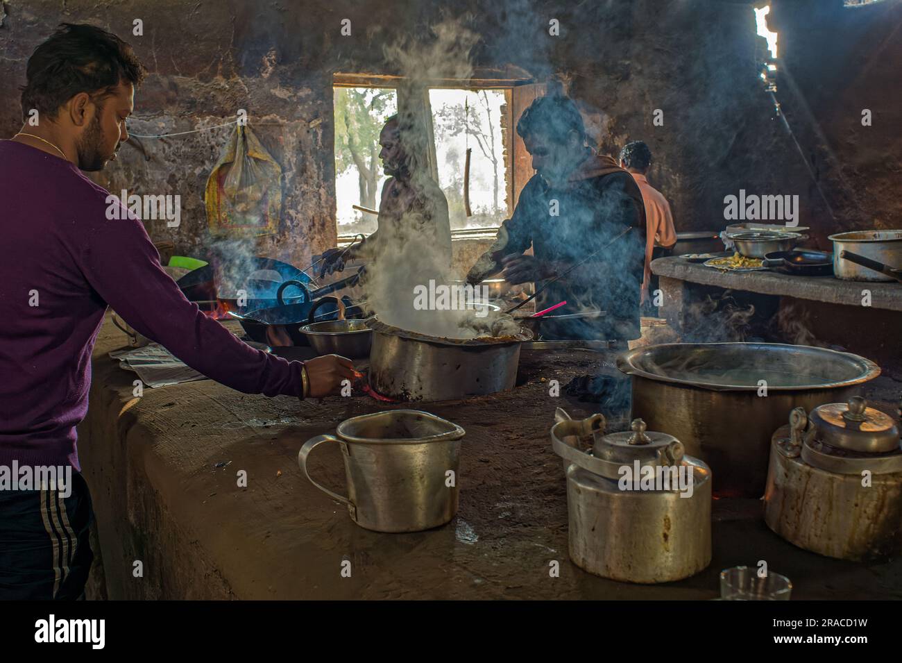 12 28 2014 Kitchen of Traditional Indian roadside Food joint(Dhaba) 70 ...