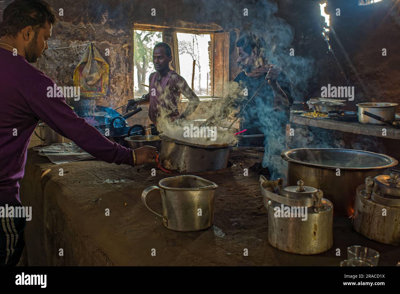 12 28 2014 Kitchen of Traditional Indian roadside Food joint(Dhaba) 70 ...