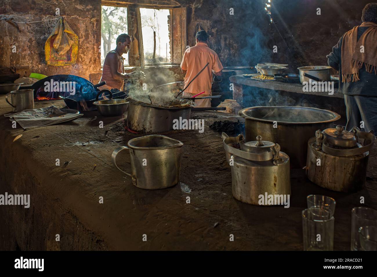 12 28 2014 Kitchen of Traditional Indian roadside Food joint(Dhaba) 70 ...