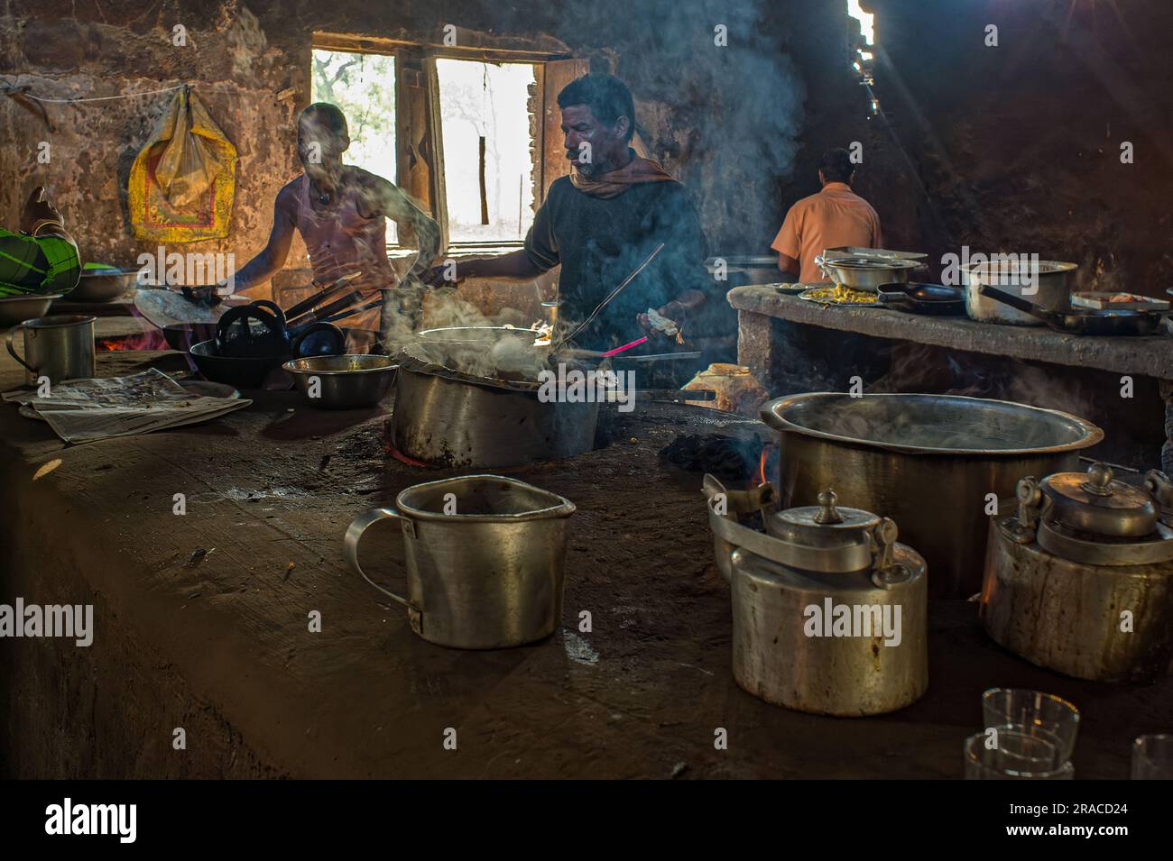 12 28 2014 Kitchen of Traditional Indian roadside Food joint(Dhaba) 70 ...