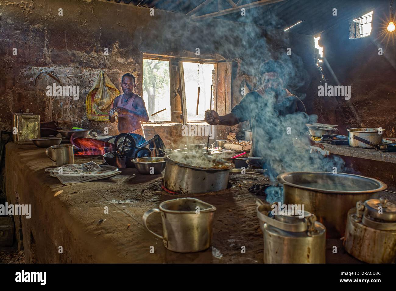 12 28 2014 Kitchen of Traditional Indian roadside Food joint(Dhaba) 70 ...