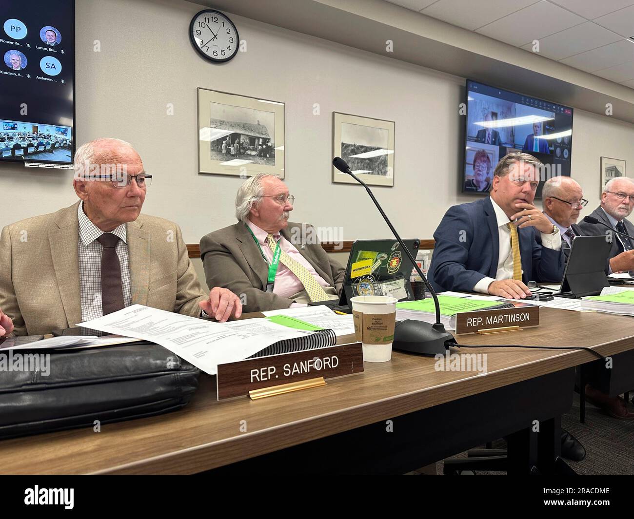 North Dakota Republican state, from left, Reps. Mark Sanford, Bob ...