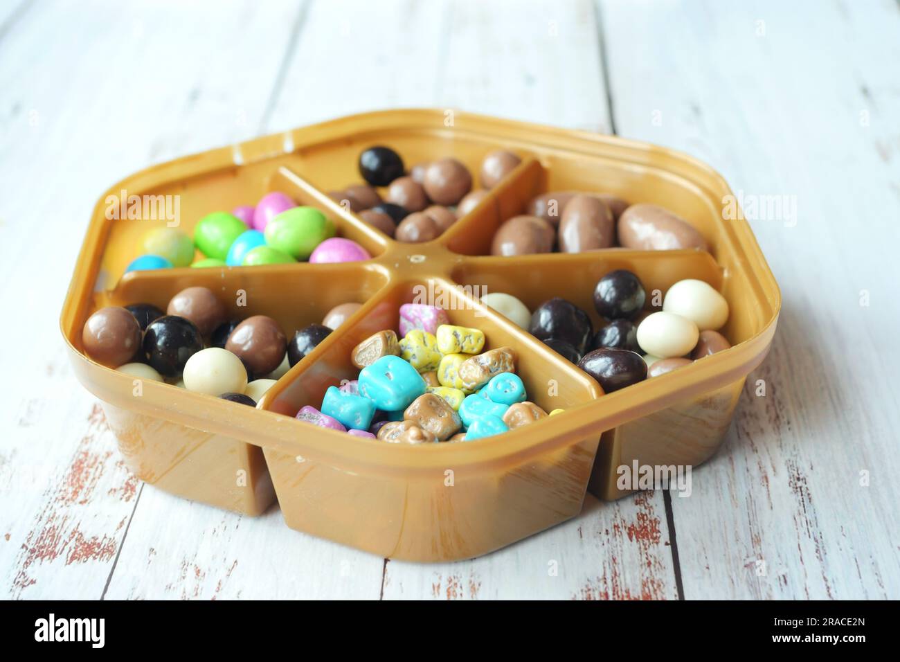 Small pink box candies hi-res stock photography and images - Alamy