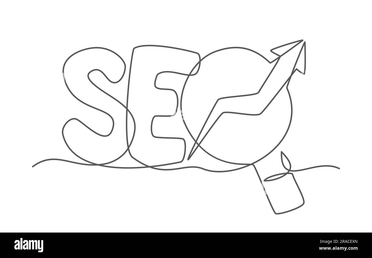 Word in one line Stock Vector Images - Alamy