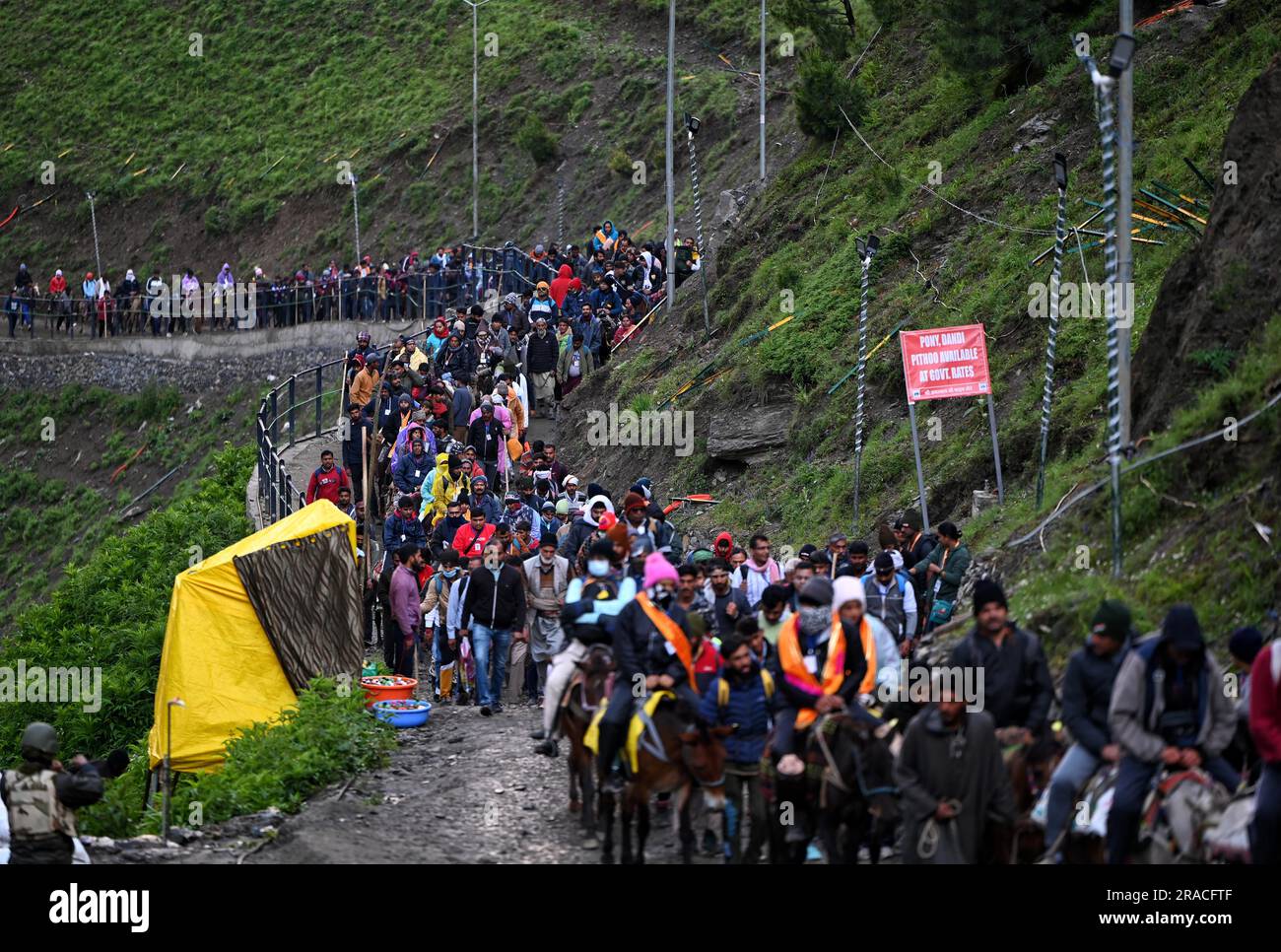 Srinagar, India. 01st July, 2023. July 01, 2023, Baltal Kashmir, India ...