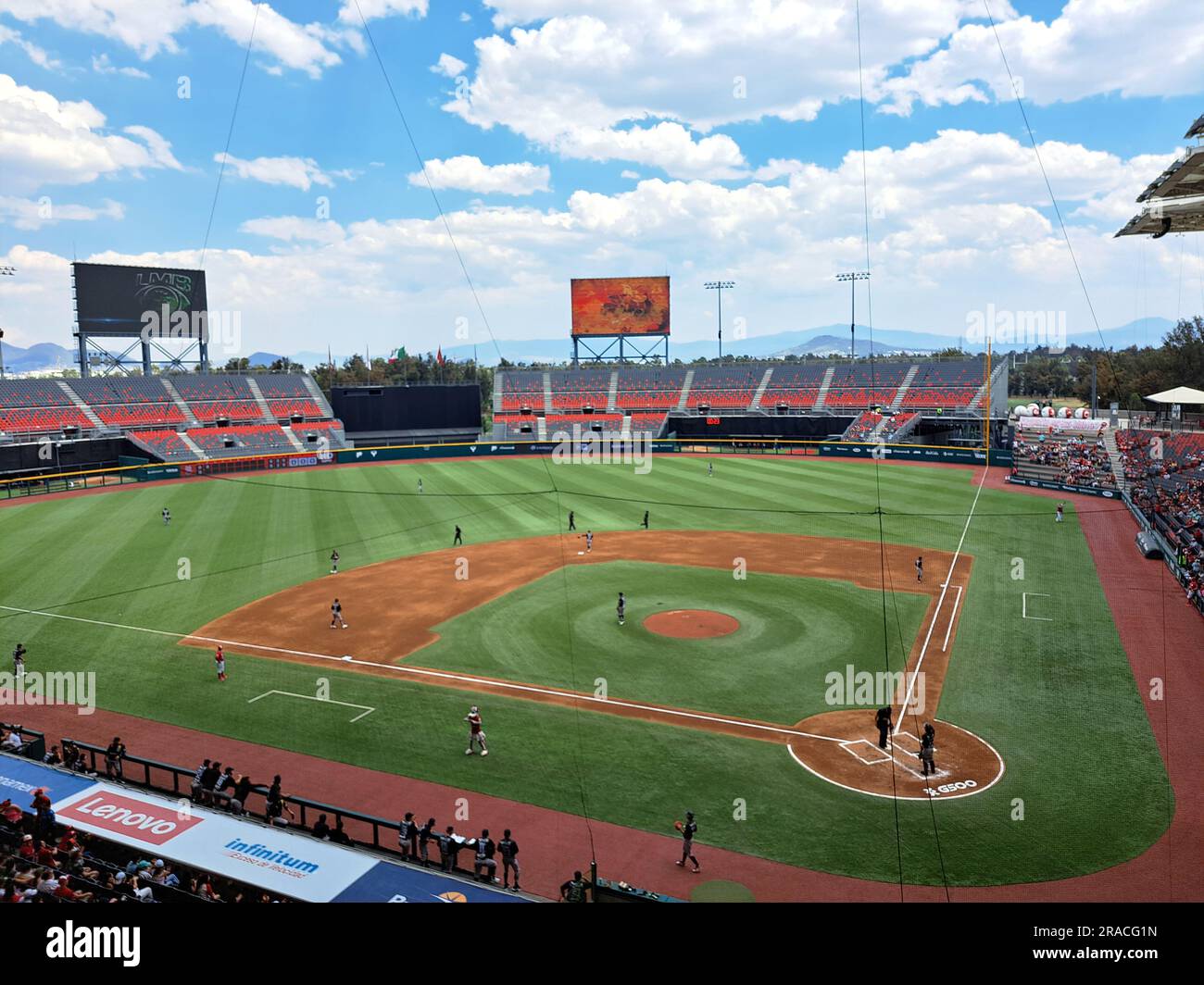 Mexico City, Mexico - Jun 04 2023: Mexican baseball stadium Alfredo ...
