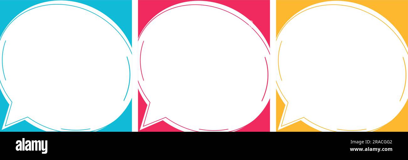 Customer review speech bubble quote template set. Speech bubbles with a ...