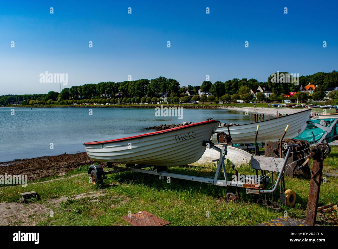 landscape in the bay of Aarhus, Denmark in summer 2023 Stock Photo - Alamy