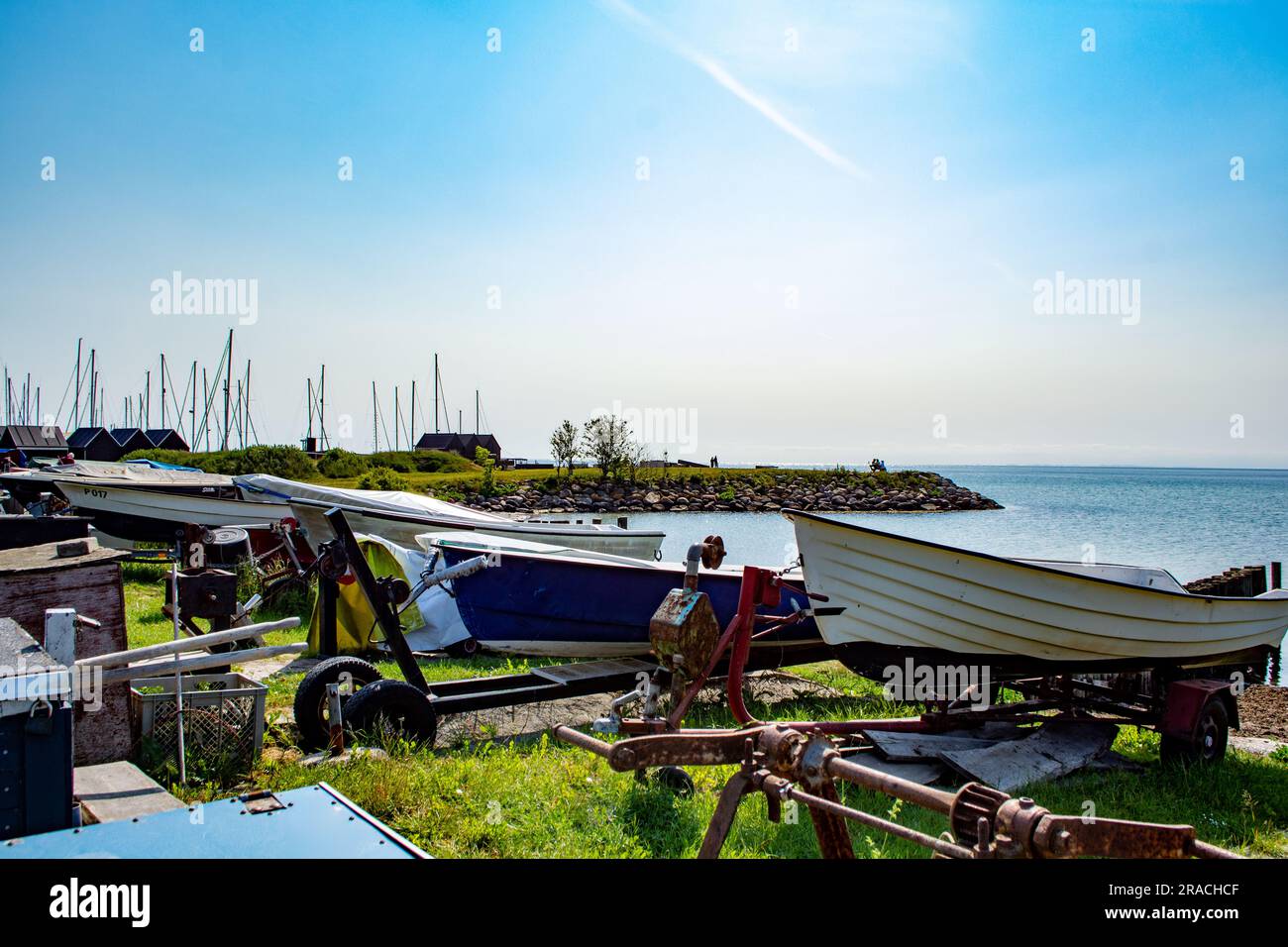 landscape in the bay of Aarhus, Denmark in summer 2023 Stock Photo - Alamy