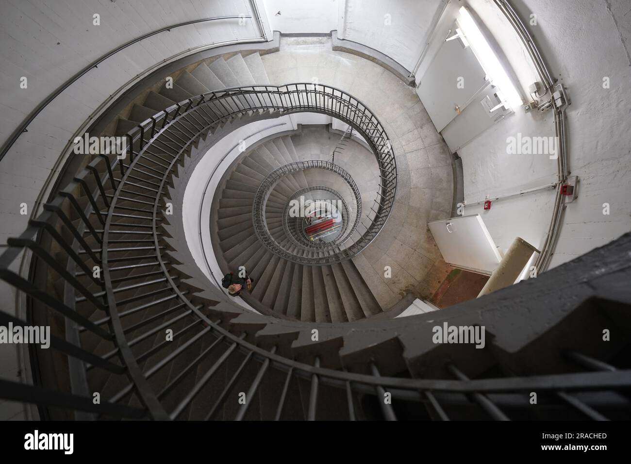 Hamburg, Germany. 01st June, 2023. View into one of the four staircases ...