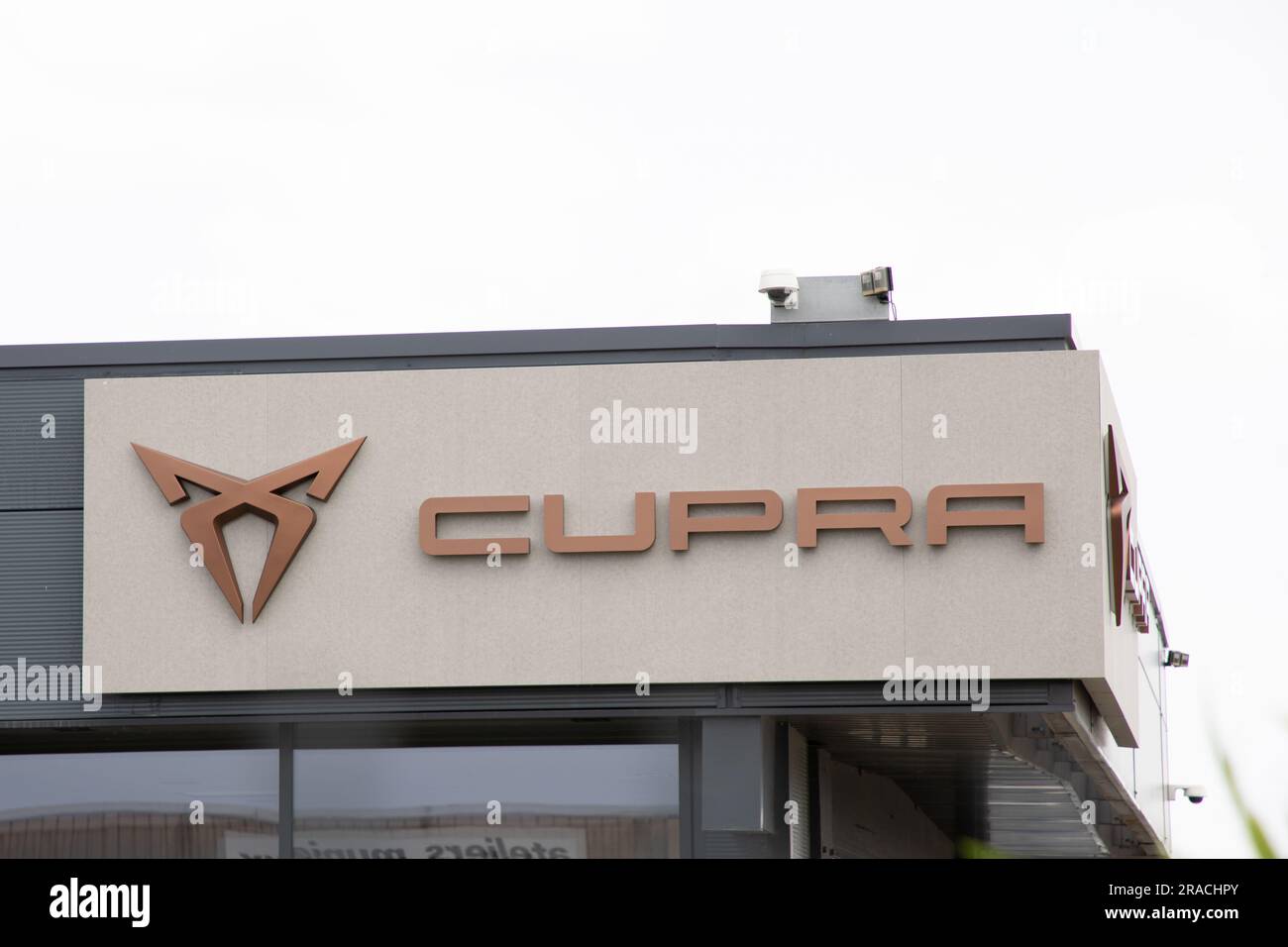 Bordeaux , France - 06 27 2023 : seat Cupra Sport Car Brand logo and ...