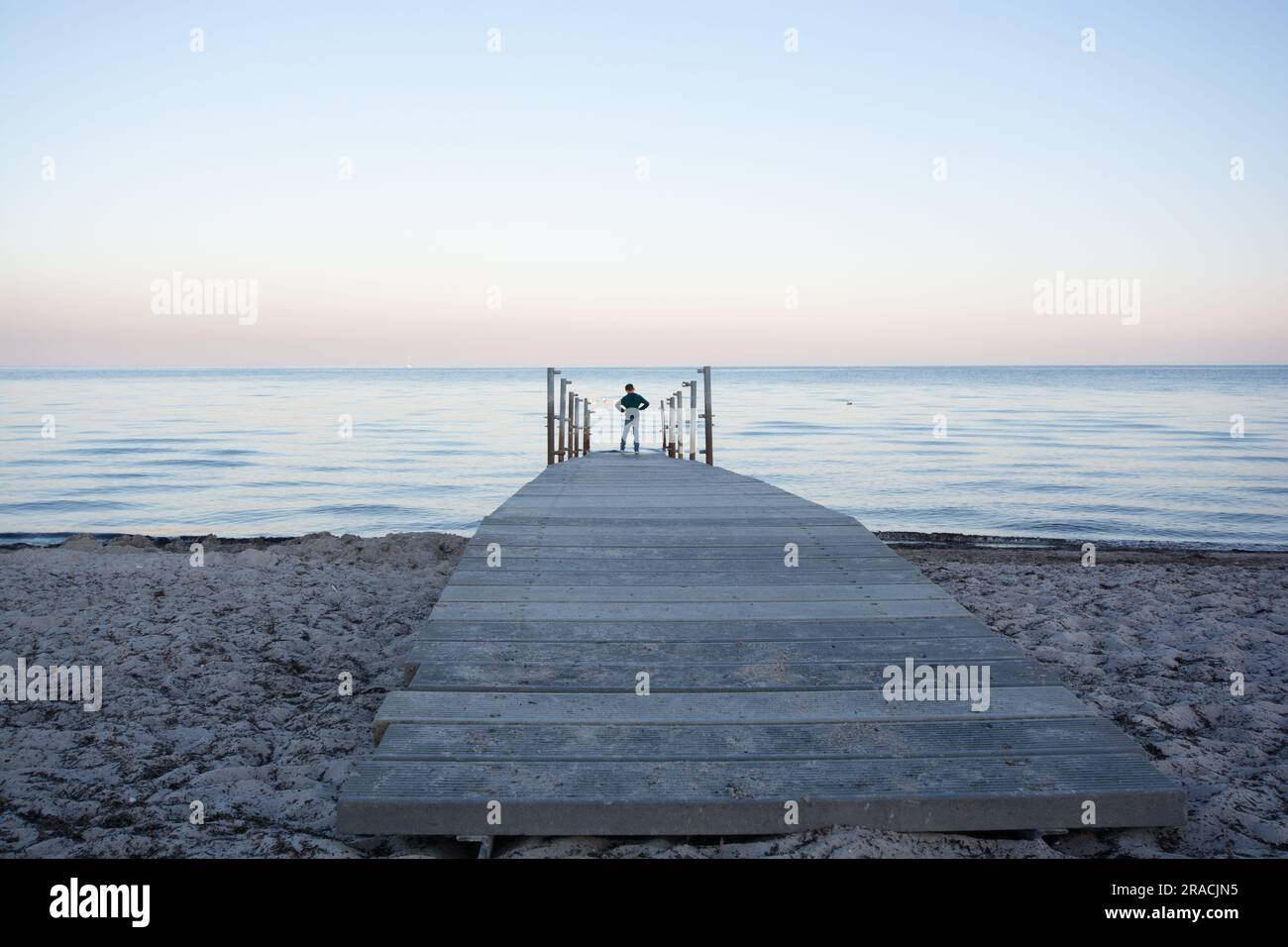 Evening mood on the beach of Ishoj, south of Copenhagen, denmark Stock ...