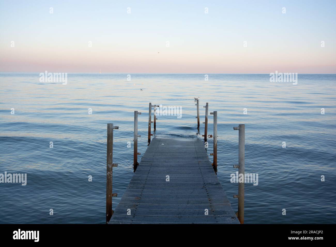 Evening mood on the beach of Ishoj, south of Copenhagen, denmark Stock ...