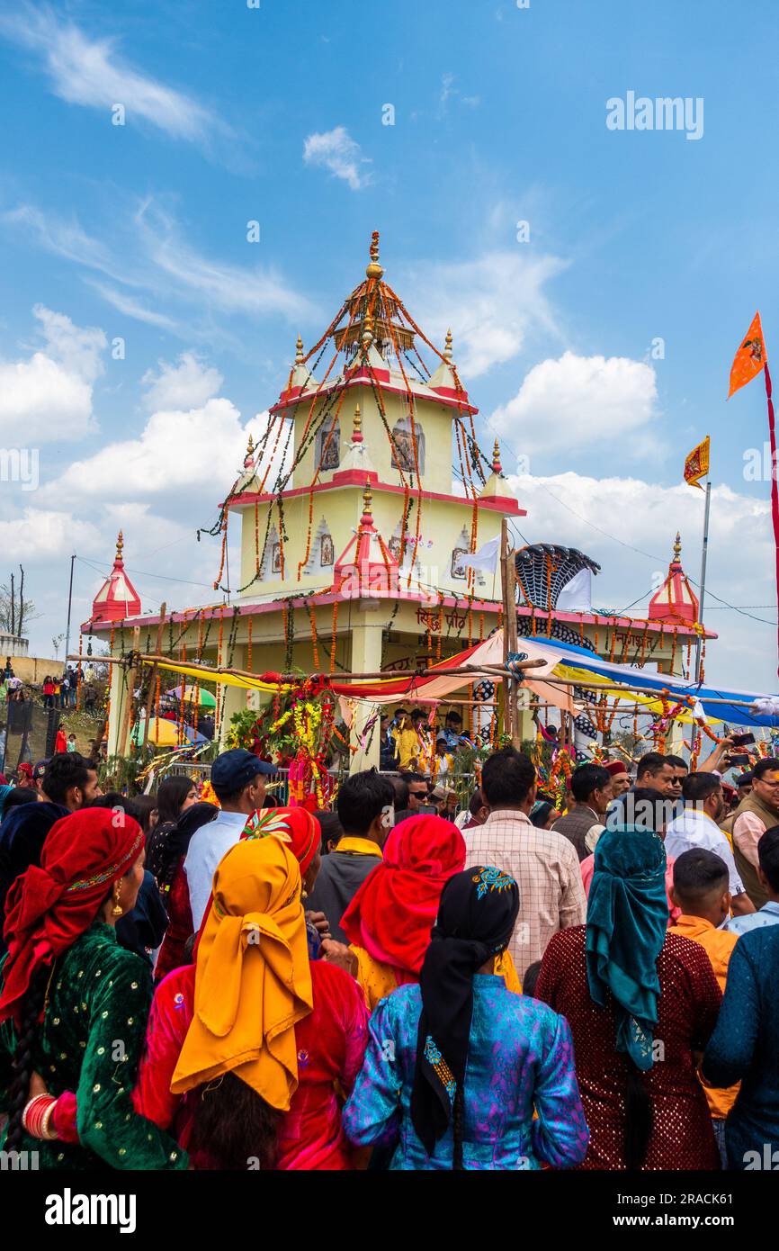 June 28th 2023 Uttarakhand, India. A Decorated Hindu temple dedicated ... June 28th 2023 Uttarakhand, India. A Decorated Hindu temple dedicated ...