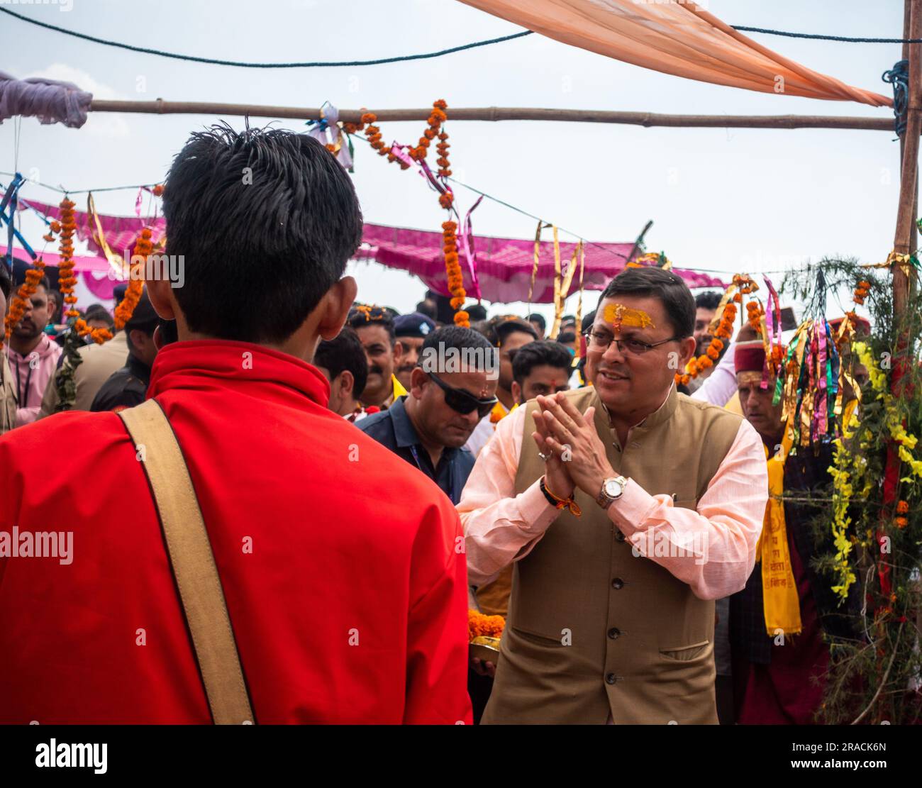 Pushkar singh dhami hi-res stock photography and images - Alamy