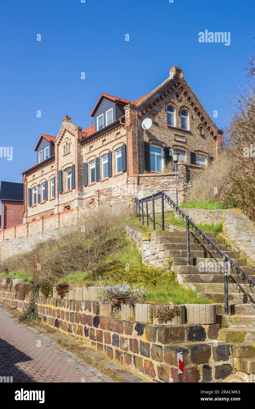 Old house on top of the hill in Seeburg, Germany Stock Photo - Alamy