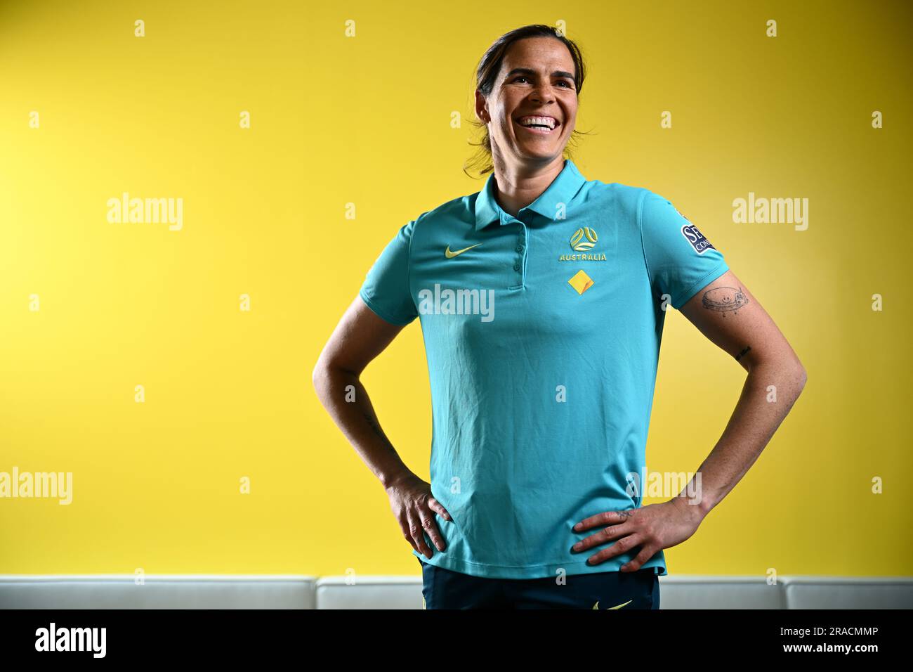 Melbourne, Australia. 03rd July, 2023. Lydia Williams poses for a photo ...