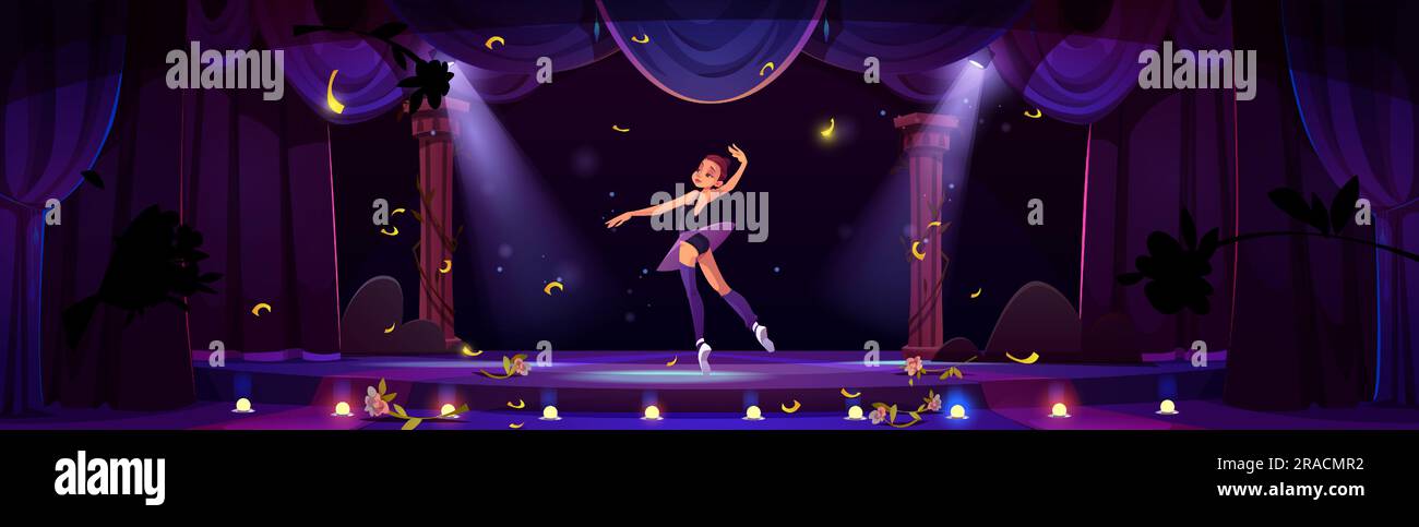 The show after dark Stock Vector Images - Alamy