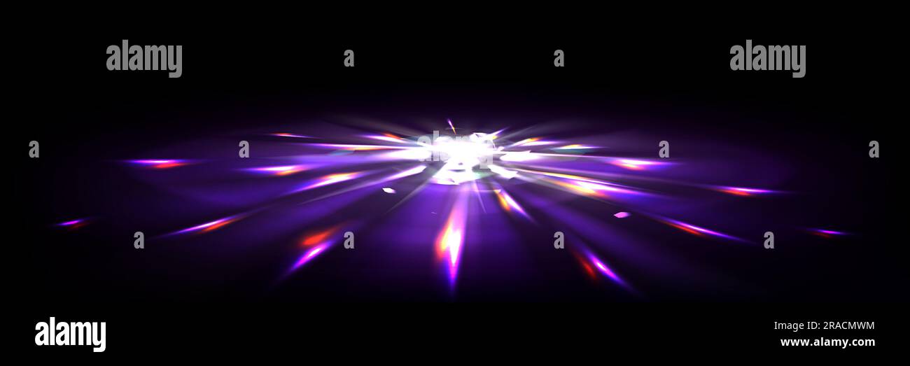 Realistic light reflection effect on diamond surface. Vector ...