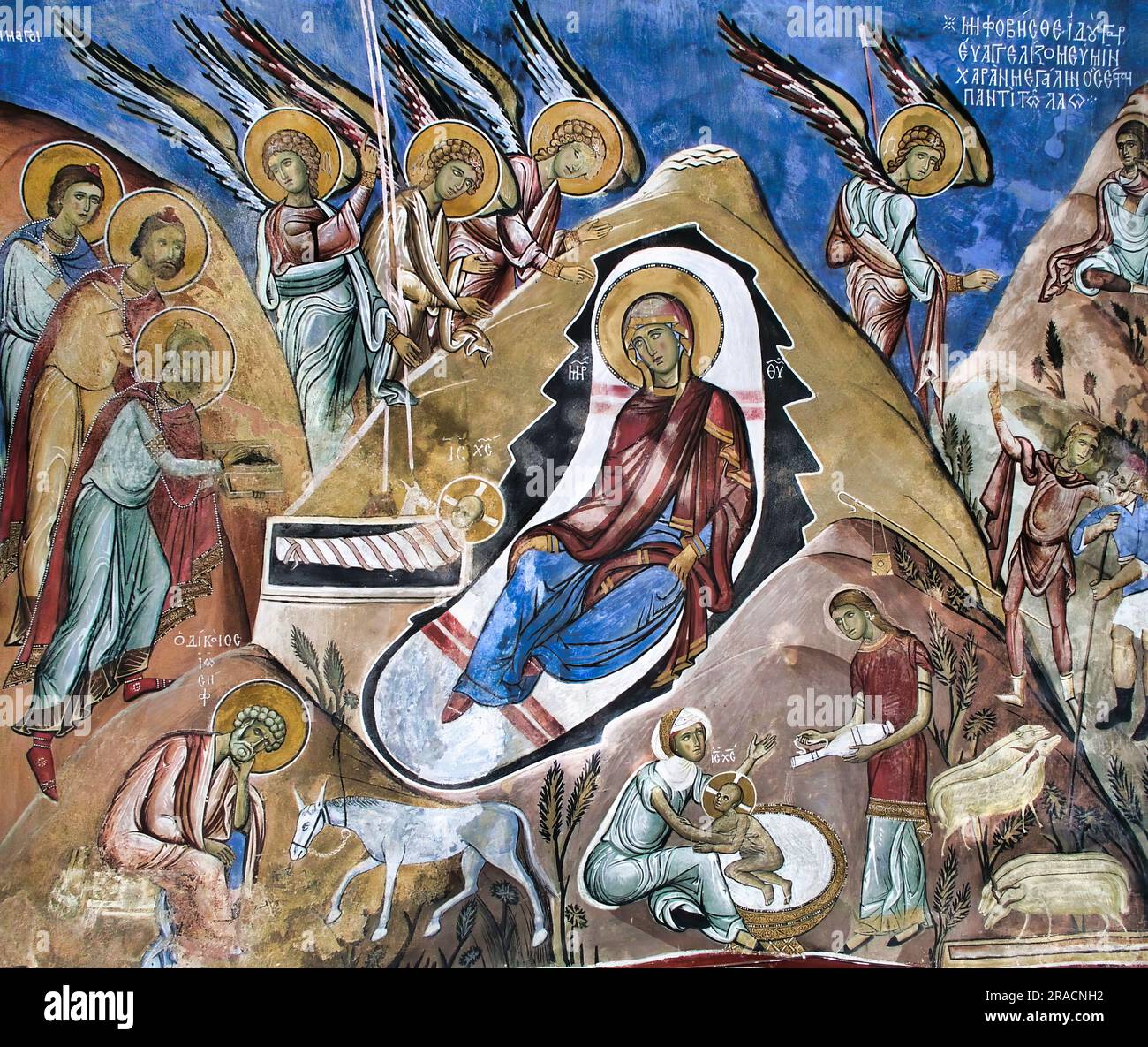 The frescoes of the Orthodox - Byzantine - La Panagia tou Araka, or ...