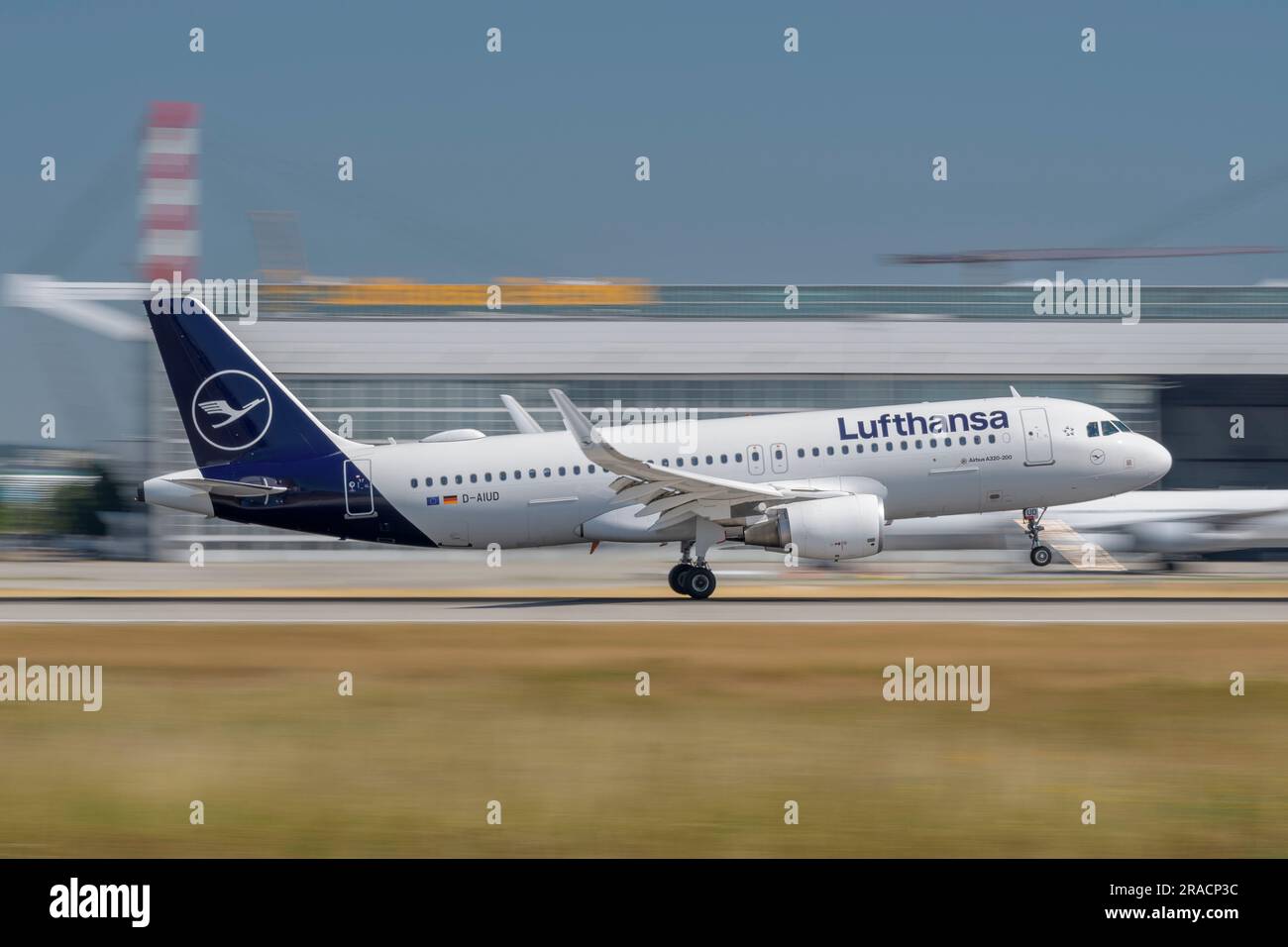 Munich, Germany - June 29. 2023 : Lufthansa Airbus A320-214 with the ...