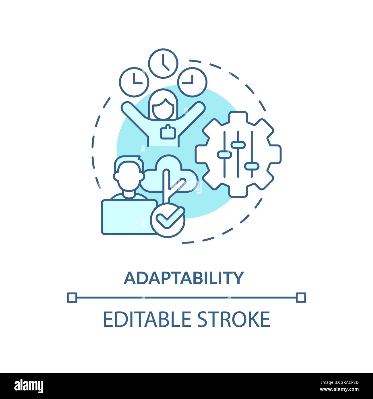 Symbol of adaptability Cut Out Stock Images & Pictures - Alamy